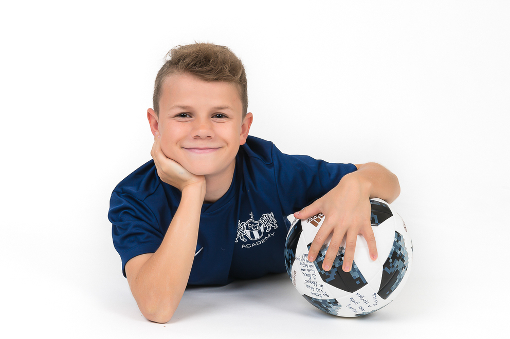 Soccer Studio Portrait Images